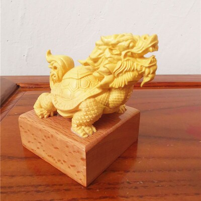 道印章玉皇大帝印玉皇大帝敕令印黄杨木龙龟印章道家用品法印