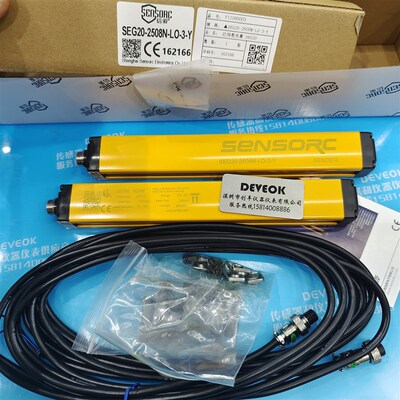 正品  SENSORC安全光幕SEGE20-4014N-L0-3-Y,SEG20-4014N-LO-3-Y