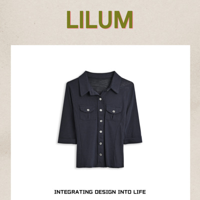【小田专享】LILUM厘白【短袖】时尚百搭休闲短袖LB5060