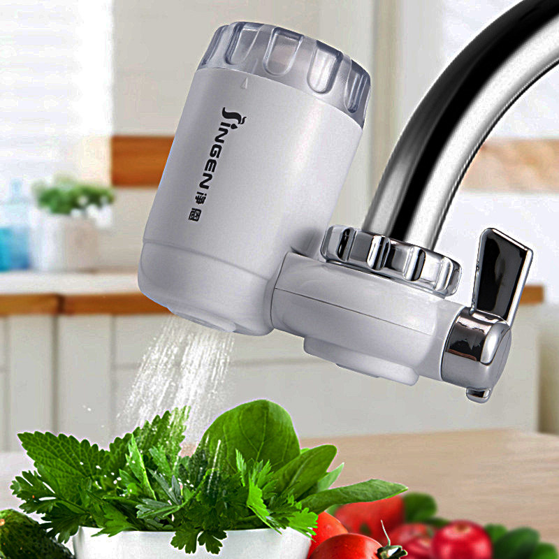 净恩水龙头净水器陶瓷复合过滤器厨房家用小型自来水净化前置通用