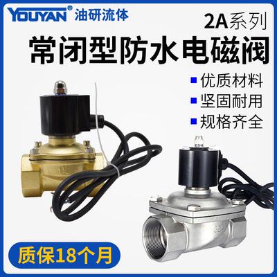 2A160-45防雾2A2010-2A160-1520喷泉2A250-2防水DN550 0电磁阀4分