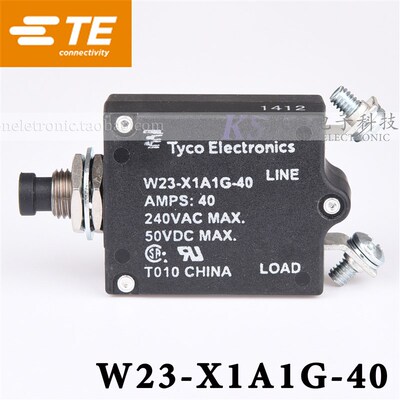 Tyco W23-X1A1G-40 40A 7-1393246-4 UL CSA船用起锚机热控断路器