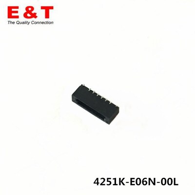 Entery恩得利4251K-E06N-00L连接器0.6 6P刺破式卧贴 JST XSR同款