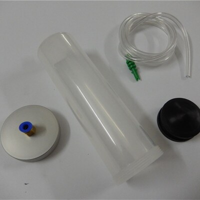 铝合金后盖100/200/300CC点胶针筒 金属连接器/转接头/铝盖适配器