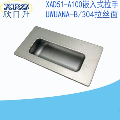 XAD51-A100/304不锈钢嵌入式隐藏暗装工业电柜门扣手UWUANA-B拉手