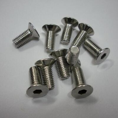 不锈钢沉头内六角螺丝 4*16MM/不锈钢平头螺丝/(3.60元/10个)