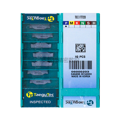 韩国特固克 Taegutec数控刀片 TDC3 TT7220 切槽刀片