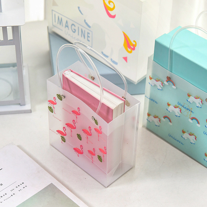 礼品袋手提袋韩版文艺小清新生日伴手礼物糖果包装袋子简约塑料袋