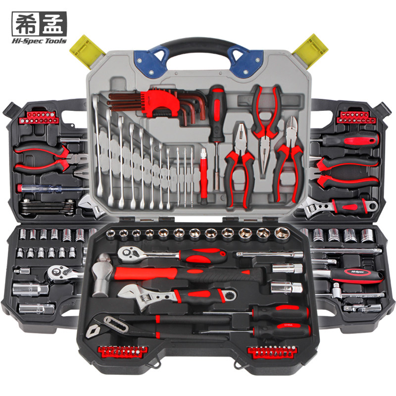 希孟 套筒扳手套装 修车工具套装多功能维修工具箱 汽修工具