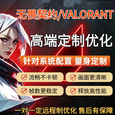 无畏契约 瓦洛兰特电脑系统量身定调试优化掉帧数卡顿画质提升fps