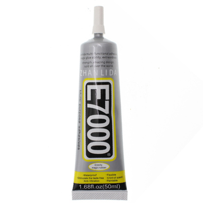 e7000饰品胶水专用胶的强力透明布料衣服粘补钻贴钻软性花粘贴胶