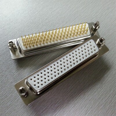 供应车针d-sub78pin直插母座实心镀金3U HDP78孔插拔VGA连接器
