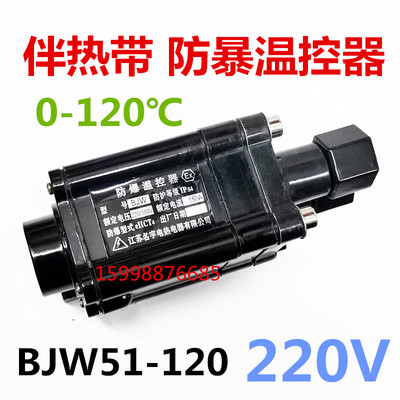 电伴热带BJW-WKQ温控器 电加热带BJW-51防爆温度控制器  220V 16A