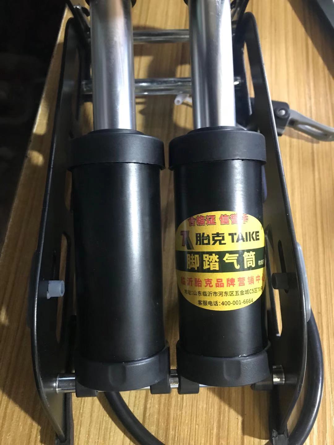 新疆包邮脚踩打气筒汽车摩托车电动电瓶车自行车脚踏高压充气泵