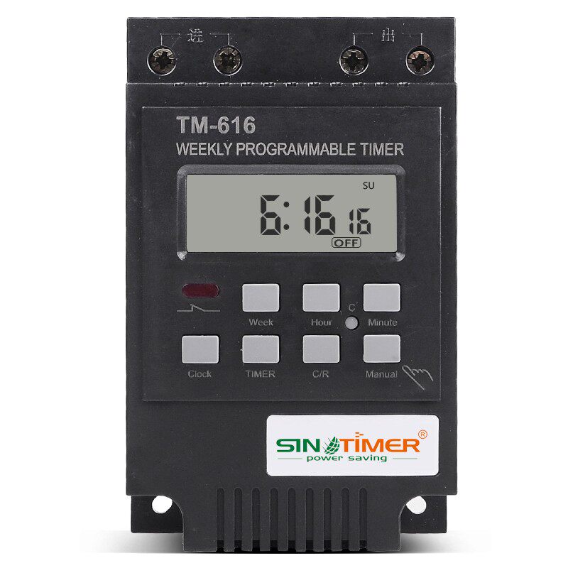 电源定时器TM616微电脑时控开关路灯时间控制器220V全自动大功率