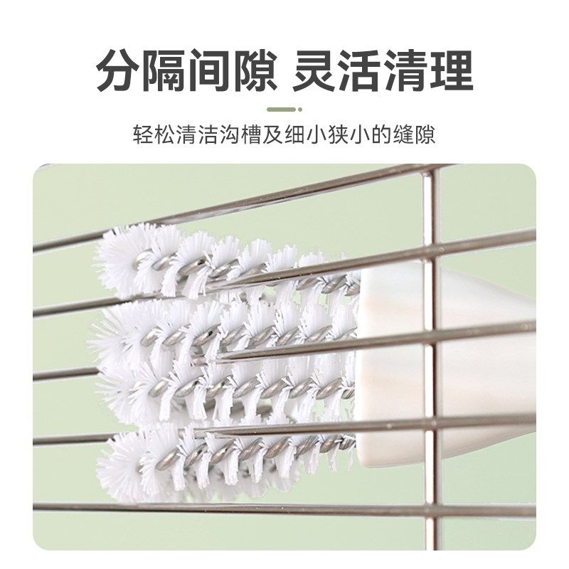 优嗖鸟笼刷子可弯曲多角度清洁鹦鹉用具清洗工具鸟粪清洁铲鸟用品