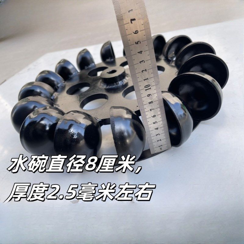 低速水力发电机叶片水轮机水流冲击斜击式水车水轮叶轮可定制定做