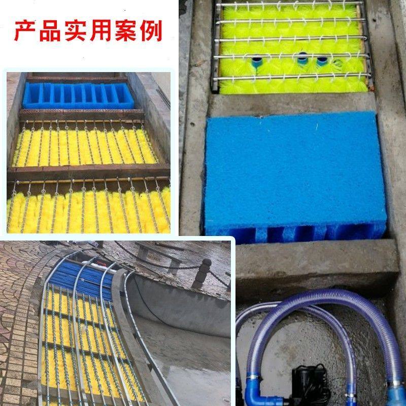 鱼池过滤藤棉生化棉锦鲤水池材料净化滤材培菌生化毡鱼缸加厚定制