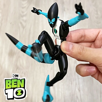 钻石战神！ben10少年骇客快闪之星外星英雄手办关节可动人偶玩具