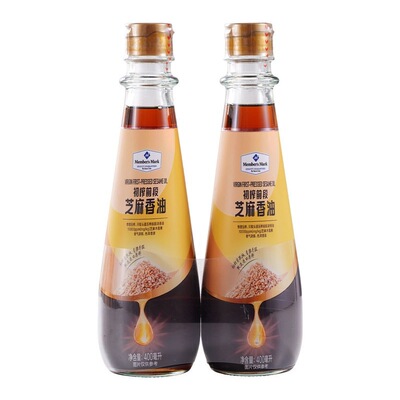 初榨前段芝麻香油400mL*2