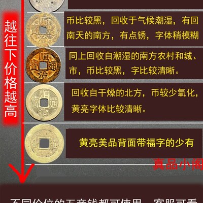 五帝钱真品钥匙扣手链手串腰链脚链三帝钱乾隆通宝随身古铜钱评级