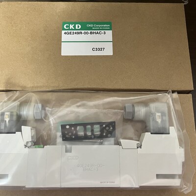 全新原装CKD电磁阀4GE249-BHA  24V  4GE249R-00-BHAC-3。...