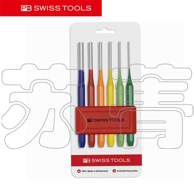 瑞士PB Swiss Tools彩色八棱柄销式冲头 PB 755 BL RB CN 吸塑装