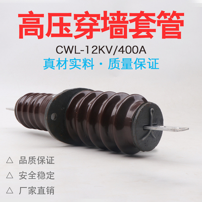 CWL-10KV/400-630-1250-3000 20KV35KV陶瓷防污户外高压穿墙套管