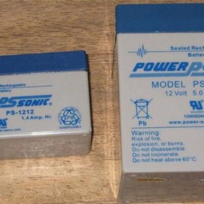 power sonic蓄电池MODEL PS-1212法国免维护电池12Volt 1.4Amp.Hr