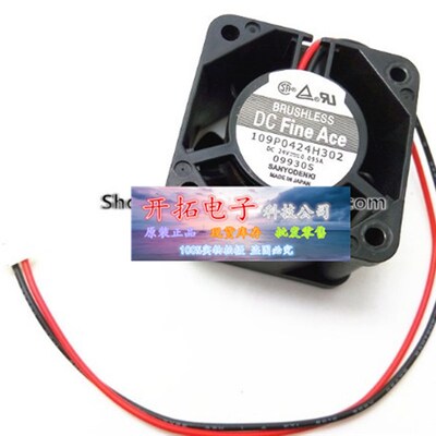 三洋 4028 24V 0.095A 4厘米 双滚珠 变频器风扇109P0424H302/301