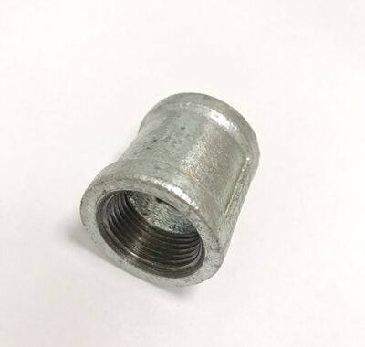 铸钢双内丝接头 DN20 PN1.6mpa 镀锌 电镀内丝 3/4螺纹 六分内牙