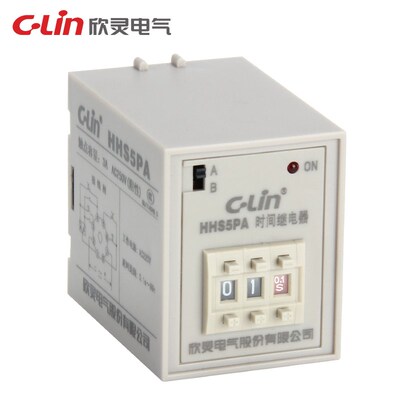 C-Lin欣灵 HHS5PA 数字式时间继电器 0.1S-99h可调 ST3P升级款