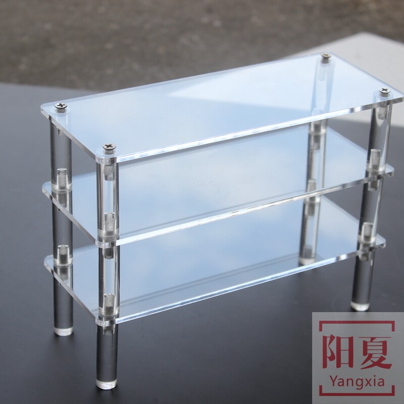 透明压克力梯形阶梯多层模型公仔陈列架玩具汽车饰品收纳展示架