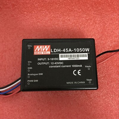 LDH-45A-500W 43W 9~18VDC输入12~86VDC台湾明纬LED引线型电源