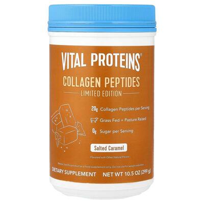 Vital Proteins,胶原蛋白肽，咸焦糖，10.5 盎司（299 克）