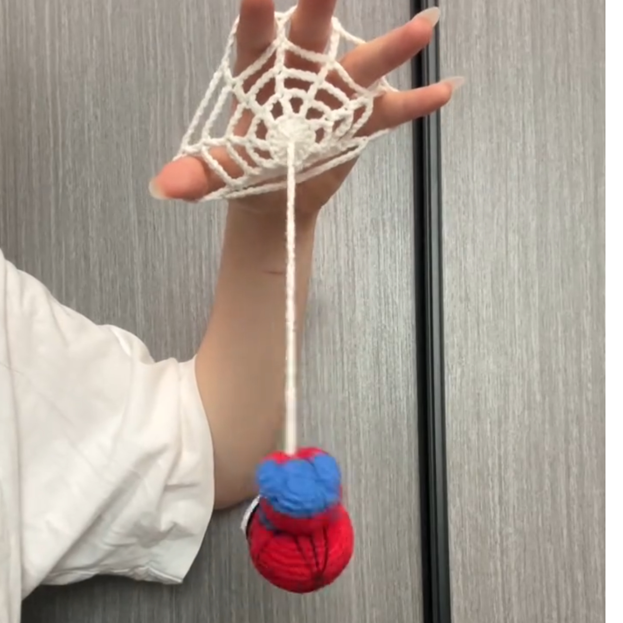 蜘蛛侠钩织挂件手工DIY毛线编织材料包玩偶潮酷创意礼物钥匙扣