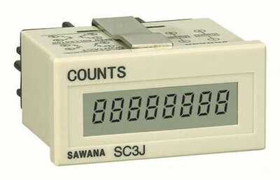 SAWANA斯万纳SC3J(H7EC)DHC3J 6/8位自带电源小型累计计数器