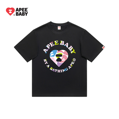 APEE迷彩多巴胺短袖T恤
