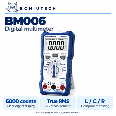 Mini Multimeter LCR tester True RMS Backlit BM006 迷你万用表