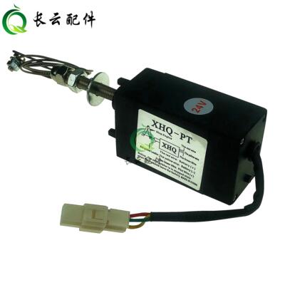 柴发电机电火动熄油控制器12V24V停车通电断电熄火器XQ车用HJZQ船