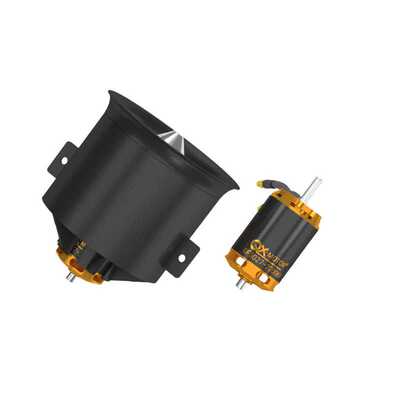 涵道新品QX70mm＋6S100A电调组合3027-2200KV无刷电机EDF航模配件