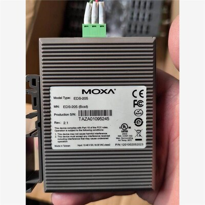 摩莎MOXA EDS-205 5口 工业乙太网交换机