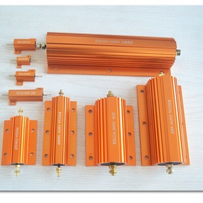 RXG24黄金铝壳绕线电阻器限流预充标准25W 50W 100W300W1KW满包邮