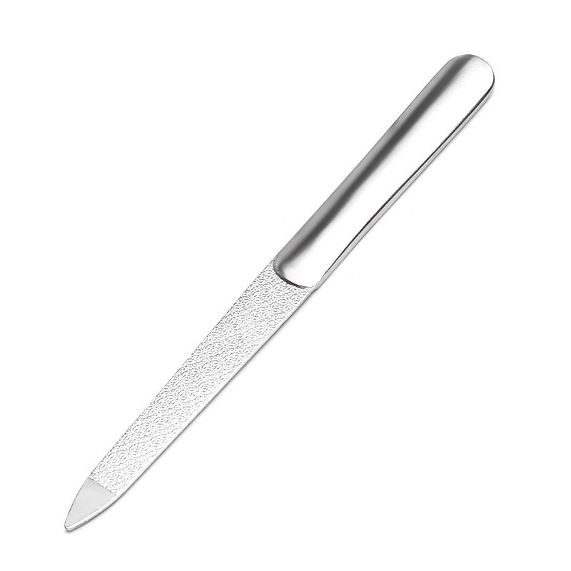 指甲锉刀打磨条修甲抛光双面搓条不锈钢套装美甲用工具剔甲器