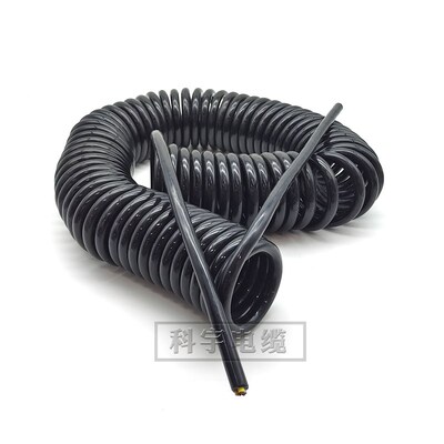 电磁吸盘弹簧线国标铜芯2x10/2x16/2x25/3x4/3x6/5x2.5卷筒电缆线