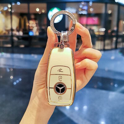专用奔驰钥匙套e300lc260l扣A200L/C200L壳glc女gle车C级包A180L