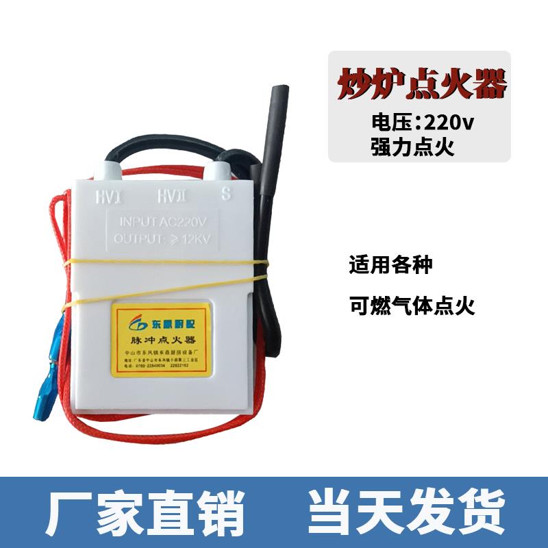 商用炉灶AC220V/50HZ脉冲点火器炒炉点火开关电子控制器延时15秒