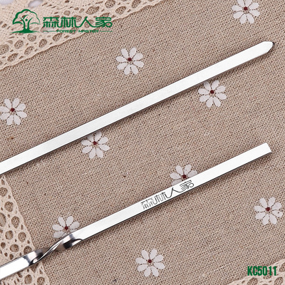 烧烤工具不锈钢烧烤签子烧烤针加长羊肉串烤肉签BKC45cm