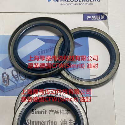 甄选德国Simrit/FREUDENBERG外铁骨架唇W油封CFW B1FUD3 60-80-8N