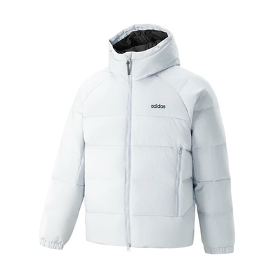 adidas阿迪达斯连帽羽绒服外套
